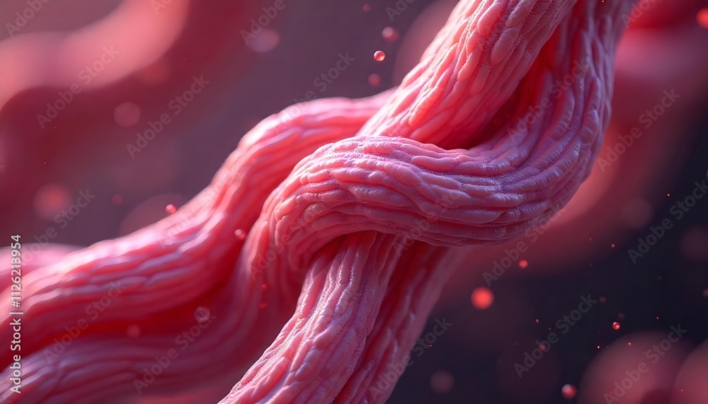 Muscle cells have a unique shape and structure. They stretch like ...