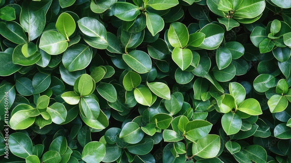 Banyan Tree Ficus annulata lush green leaf close-up for enhancing ...
