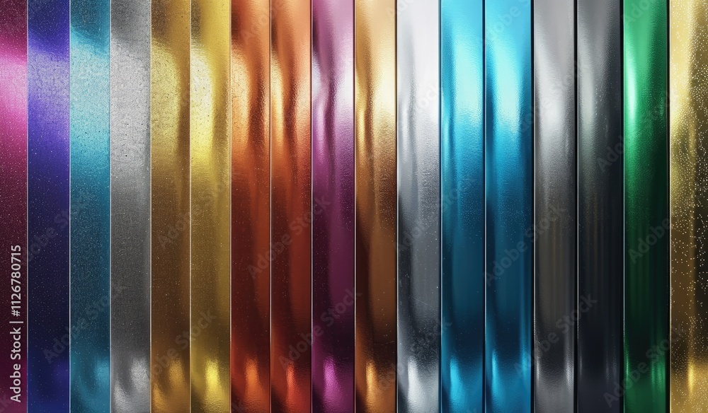 3000 metal gradients set, with metallic colors and a chrome texture ...