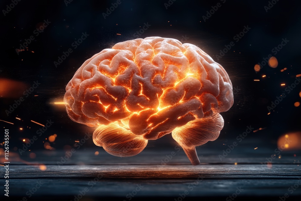 Illuminating Nonverbal Communication Brain Neurons Light Up, Showcasing ...
