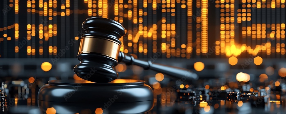 Blending the judicial themes of law and justice with the financial ...