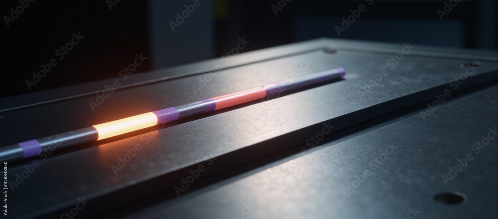 Digital illustration depicting the Double-Slit Experiment to convey ...