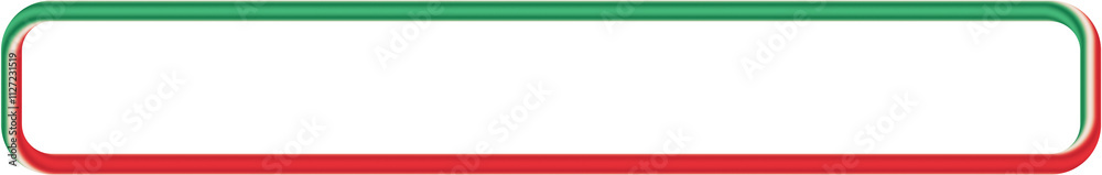 Festive Holiday Striped Red Green Color in Modern Premium 3D Round ...