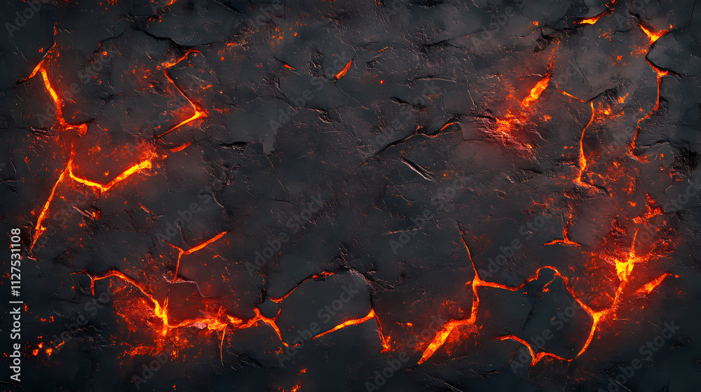 Dark grunge overlay with subtle fire textures and glowing red embers ...