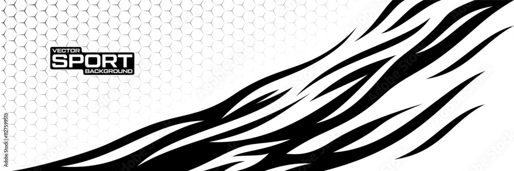 Sporty Racing Car wrap livery design. vinyl sticker design in vector ...