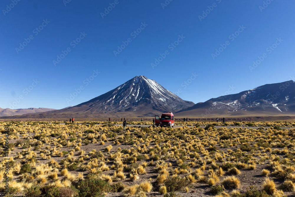 turismo en el altiplano Chileno, cordillera de los andes, desierto de ...