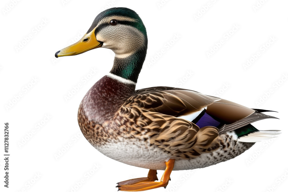 Foto de Stock Duck isolated on transparent background- high-resolution ...