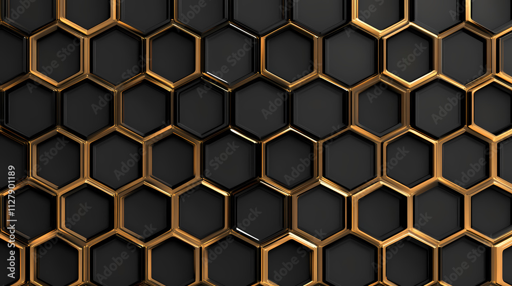 Dodecagons and hexagons in a repeating geometric tessellation pattern ...