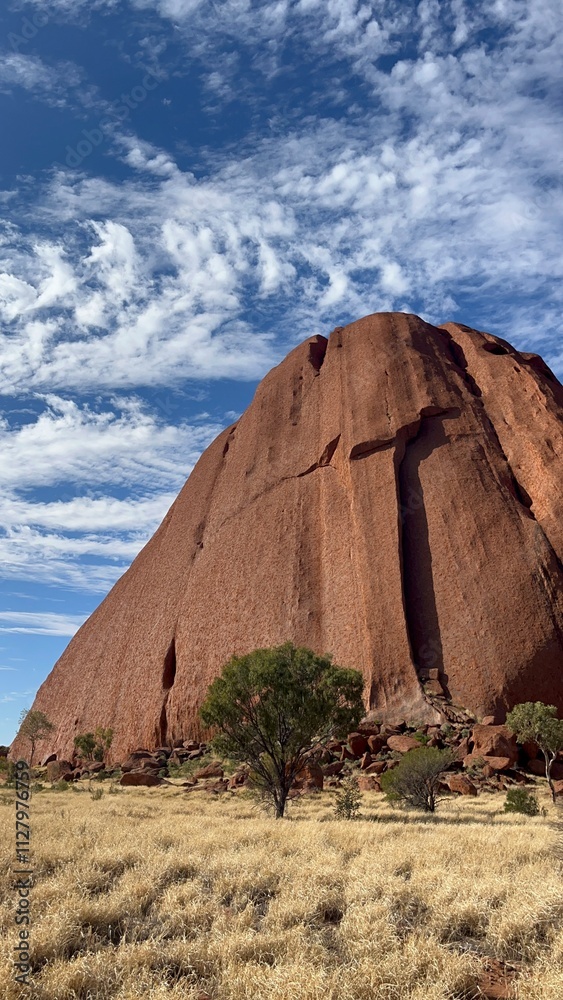 The Olgas - Uluru / Ayers Rock in Northern Territory, Australia which ...