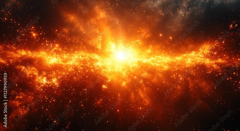 Dramatic Burst of Light Abstract Expressionism High Contrast Shadows ...