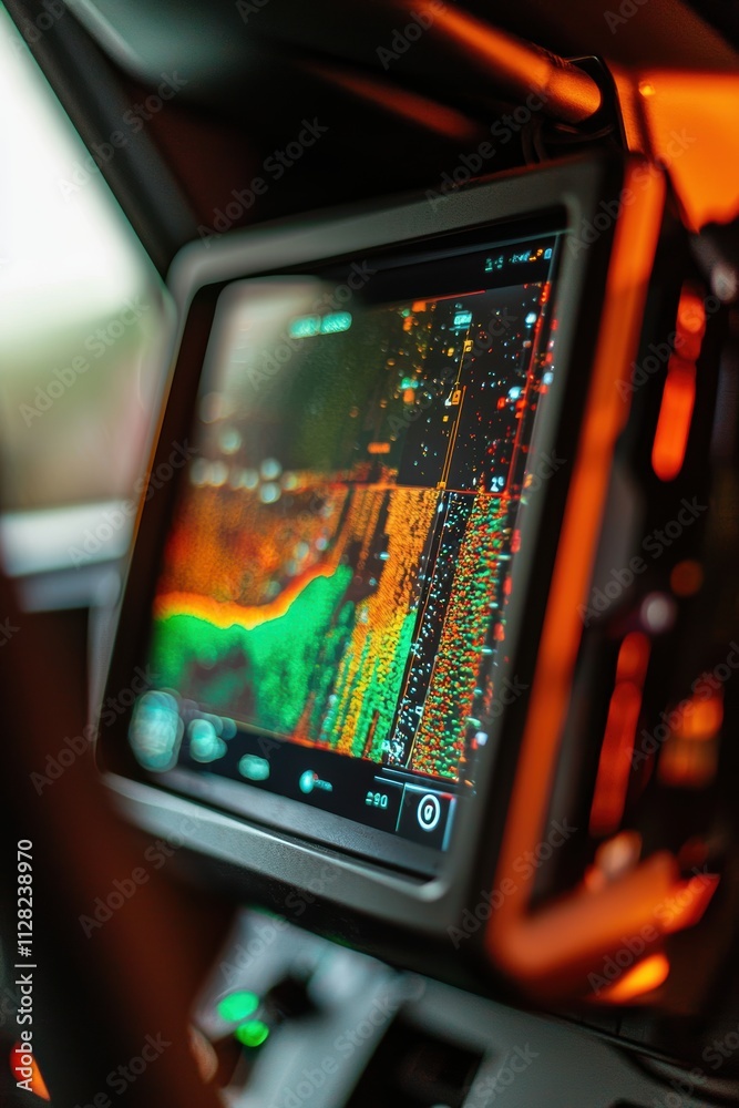 High Definition Monitor Display in Combine Harvester: Real-Time Crop ...