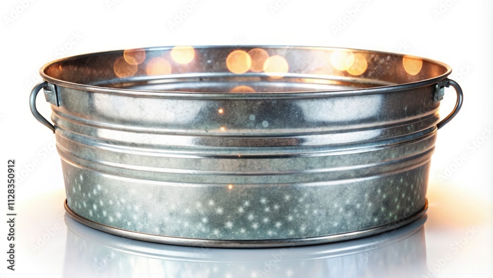 Galvanized Metal Stock Tank Portrait Photography, Round Metal Water ...