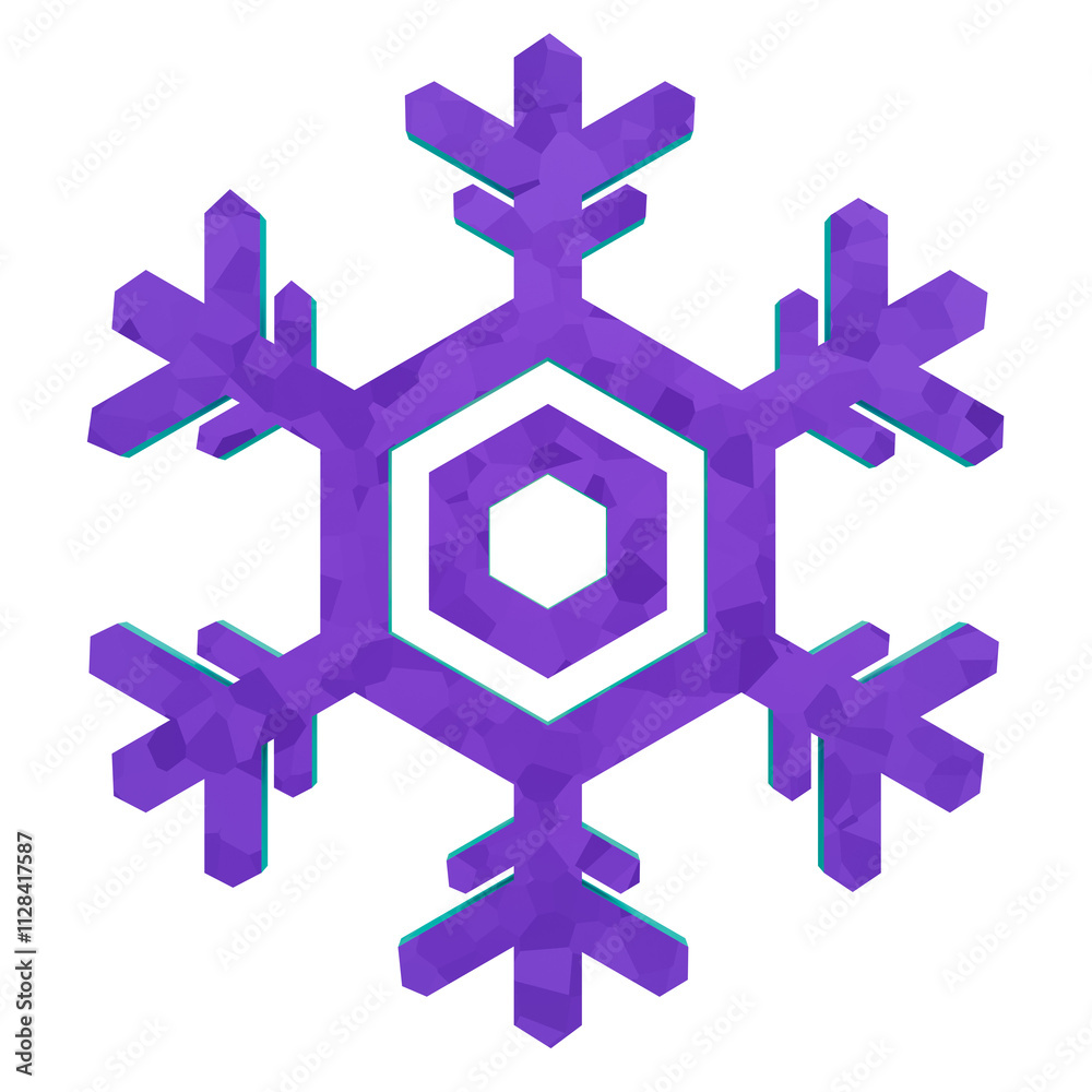 snowflake made of lilac texture on a transparent background Stock ...