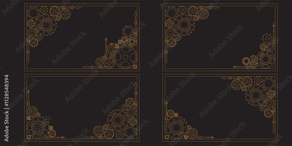 Concept of business progress and teamwork in a hand-drawn colorful gear ...