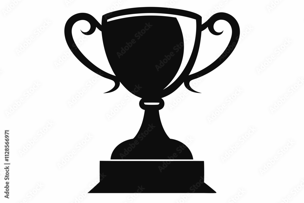 Winner cup icon. Champion trophy symbol, sport award sign. Winner prize ...