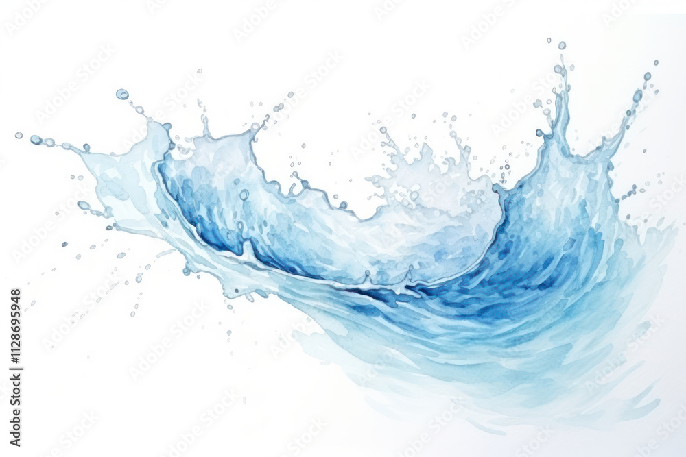 Vibrant abstract splash png water overlay effect, transparent ...