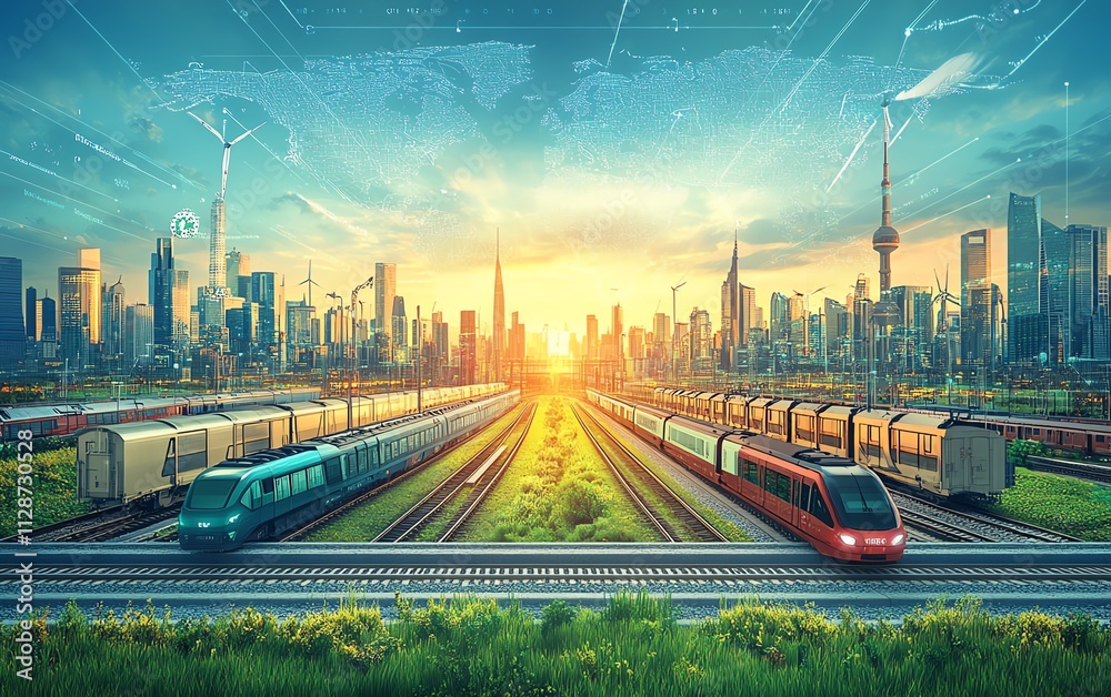 Sustainable global transport network with electric vehicles ...