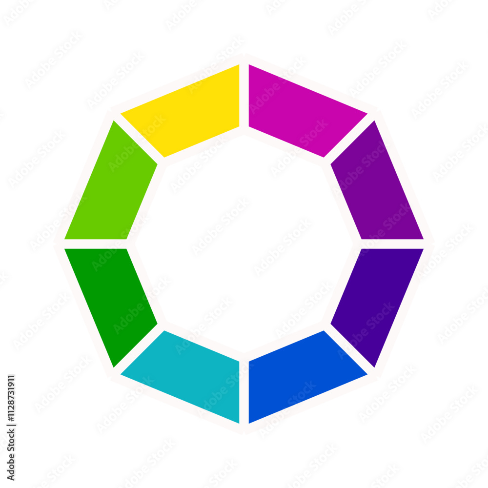 Vibrant Color Wheel Icon | Interactive Color Palette Icon | Color ...