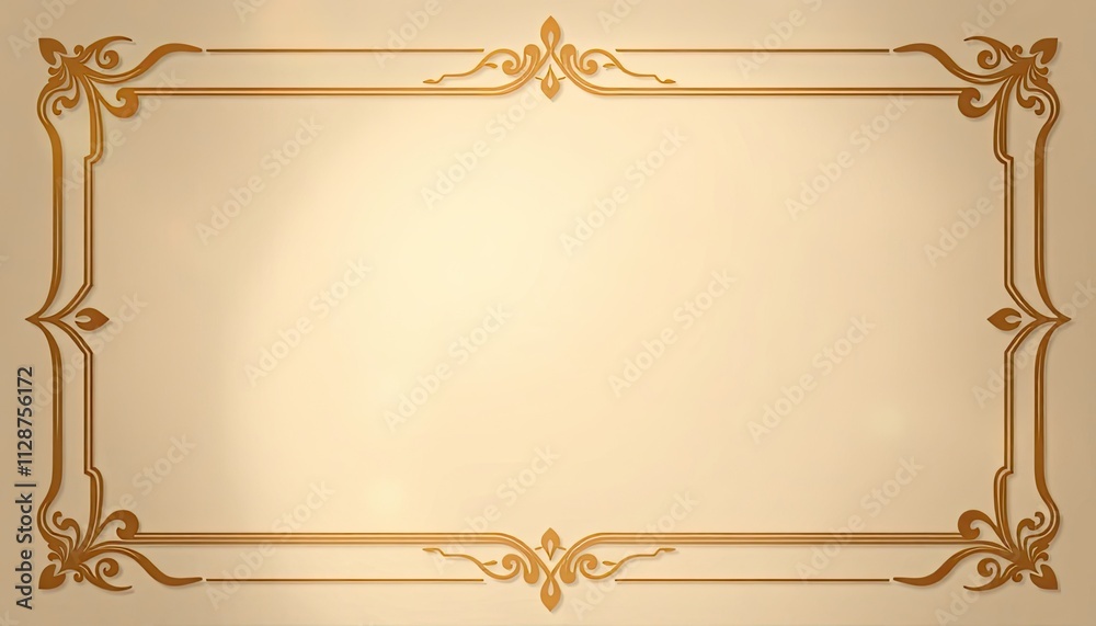 certificate background with subtle shadow effects intricate framing ...