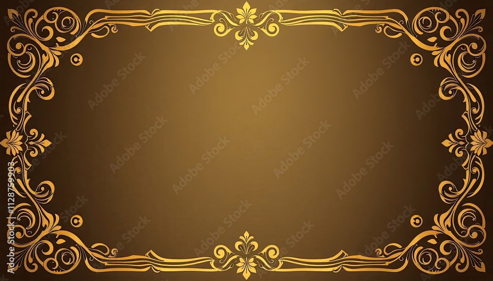 certificate background featuring luxury patterns embossed gold textures ...