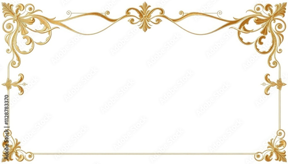 elegant certificate design featuring filigree detailing and embossed ...