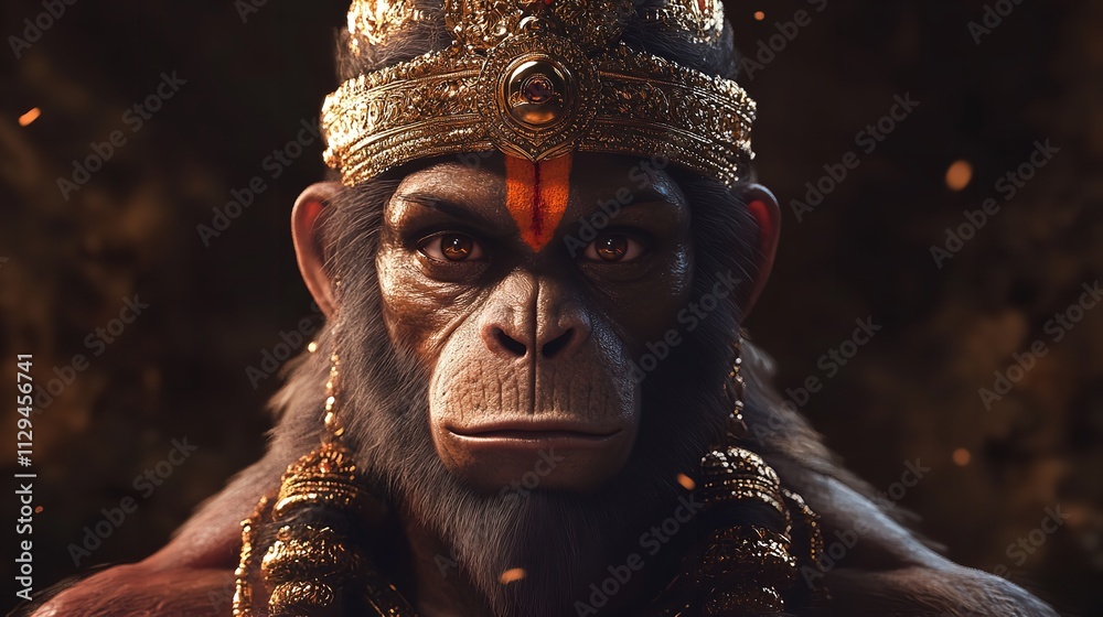 Lord Shri Hanuman 8K Realistic Lighting, Highly Detailed High ...