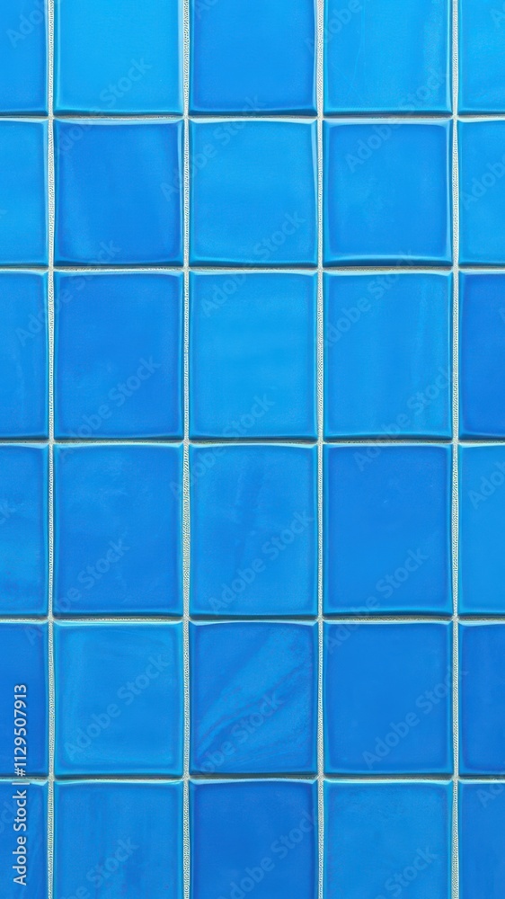 Seamless blue glass tiles texture with a glossy finish, perfect for ...