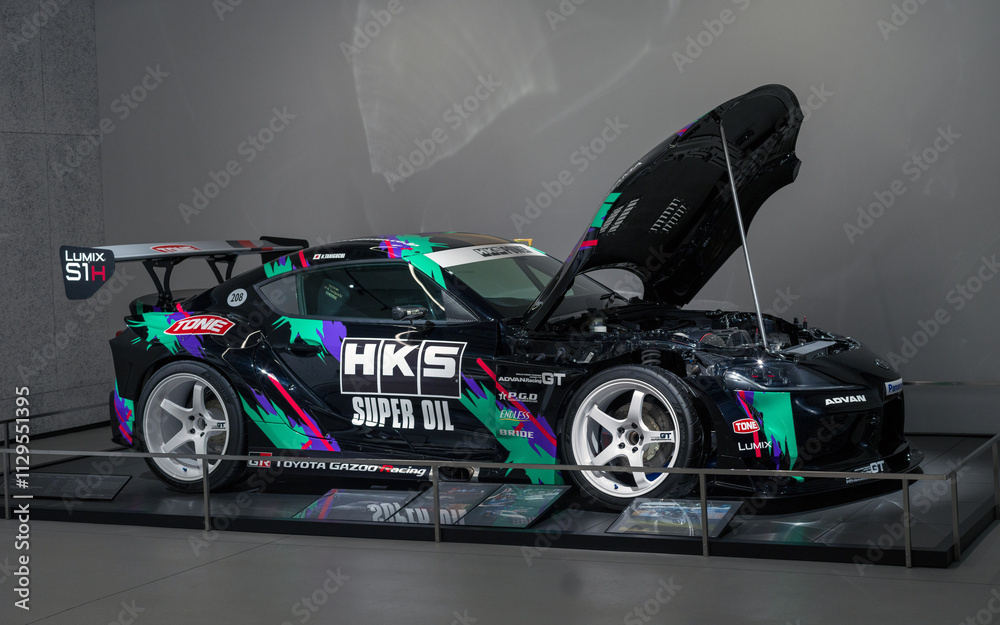 FUJI, JAPAN - 23 NOVEMBER 2024: ON DISLPAY AT THE FUJI SPEEDWAY MOTOR ...