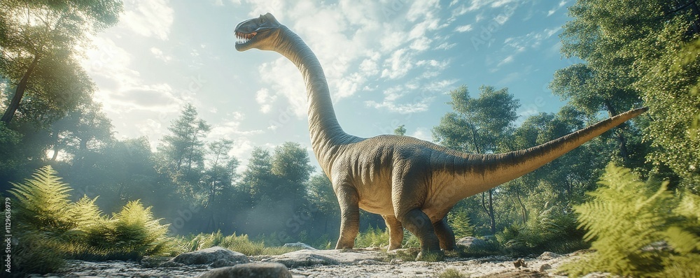 Prehistoric dinosaur clipart paleontological reconstruction, scientific ...