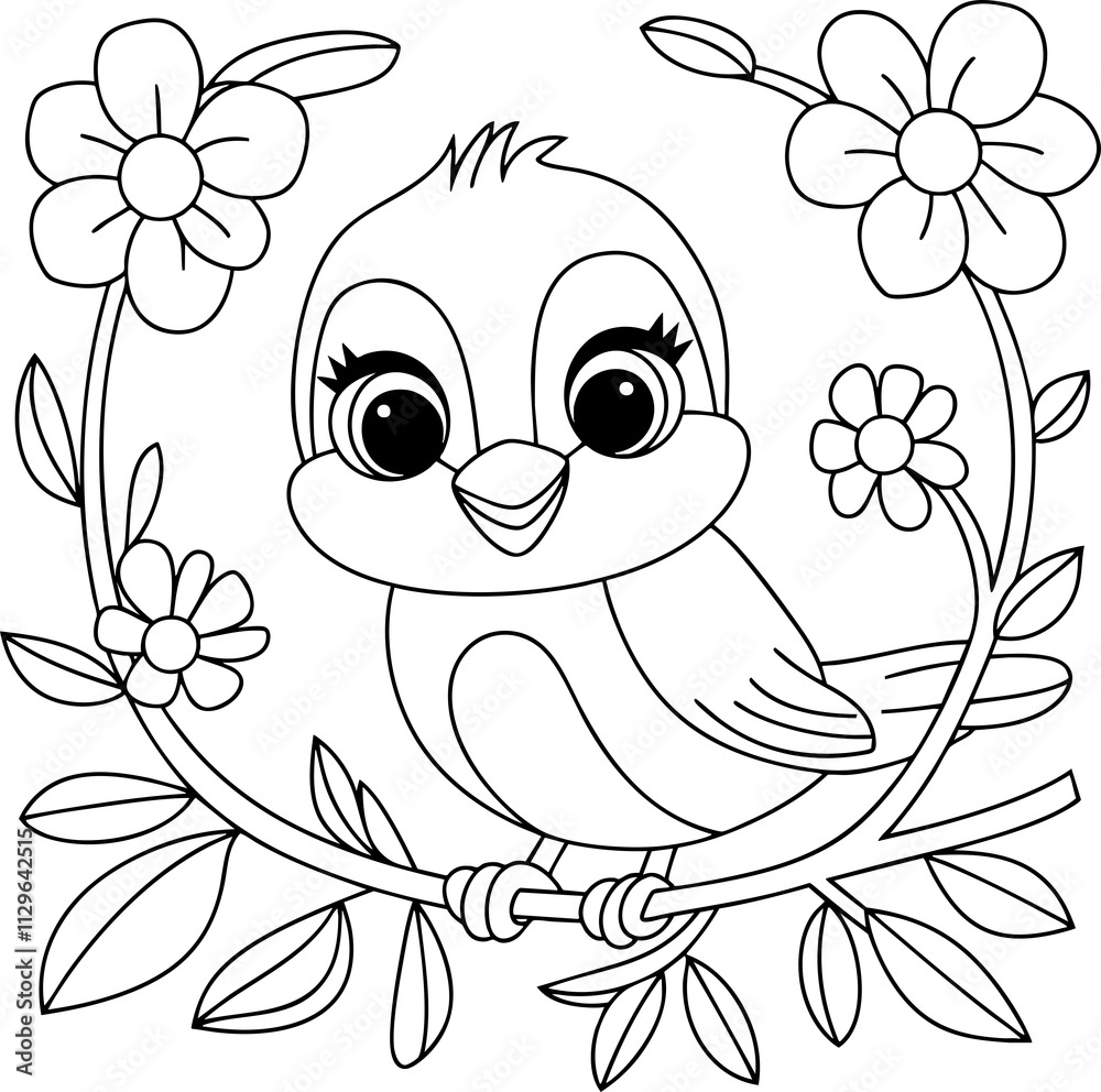 Adorable Baby Animals Coloring Page for Kids – Fun and Educational ...