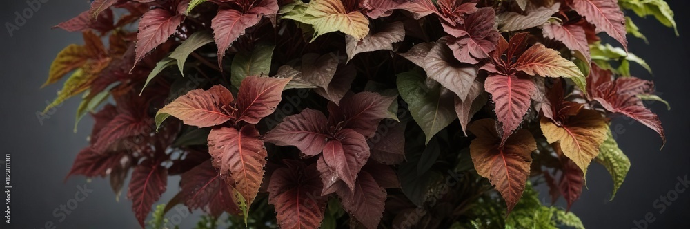 Coleus blumei solenostemon kong empire plant with aerial roots, coleus ...