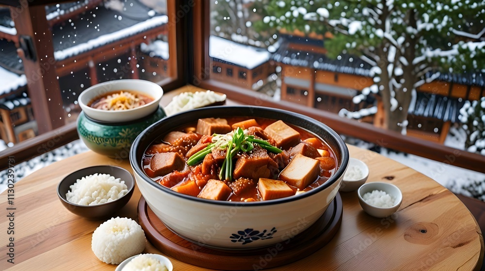 Kimchi Stew (Kimchi Jjigae): Spicy Korean stew made with aged kimchi ...