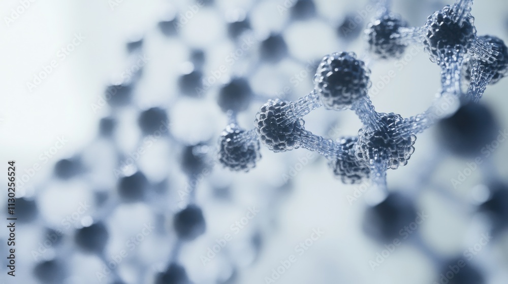 An extreme close-up of a DNA origami nanostructure, demonstrating ...