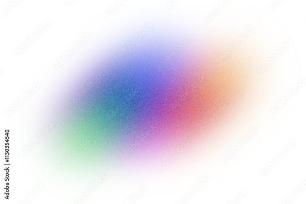 Stock-Foto „Vibrant grainy gradient shape transparent background ...