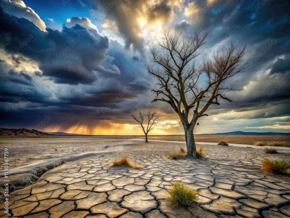 Desolate landscapes reflect a bleak future, hope lost in a dystopian ...