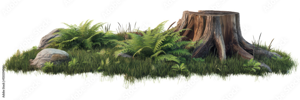 High-Quality PNG collection grass field, No background easy to move by ...