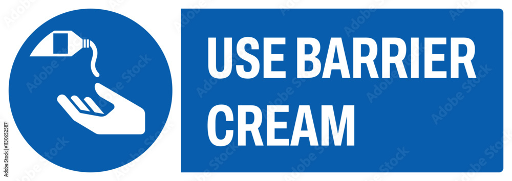 ISO mandatory safety signs uppercase text_use barrier cream_portrait ...