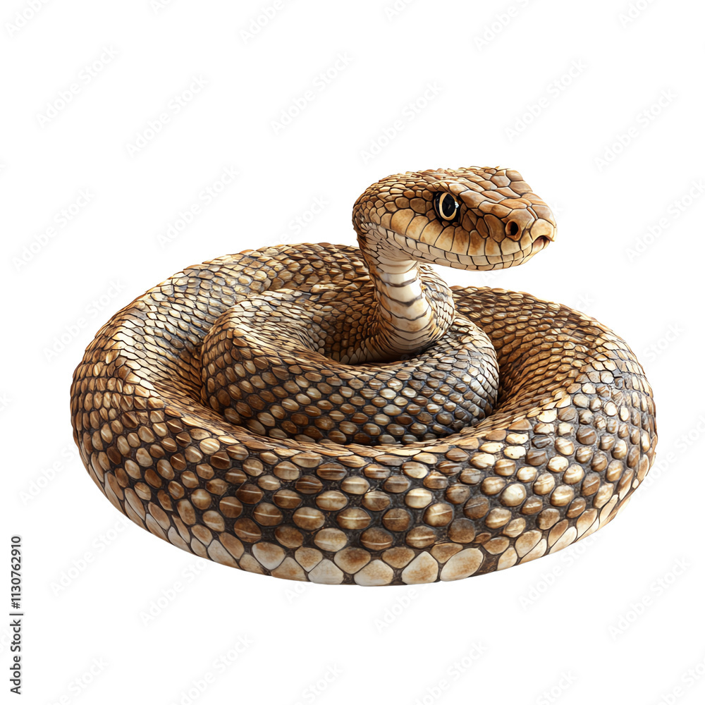 Realistic snake, transparent background Stock Photo | Adobe Stock