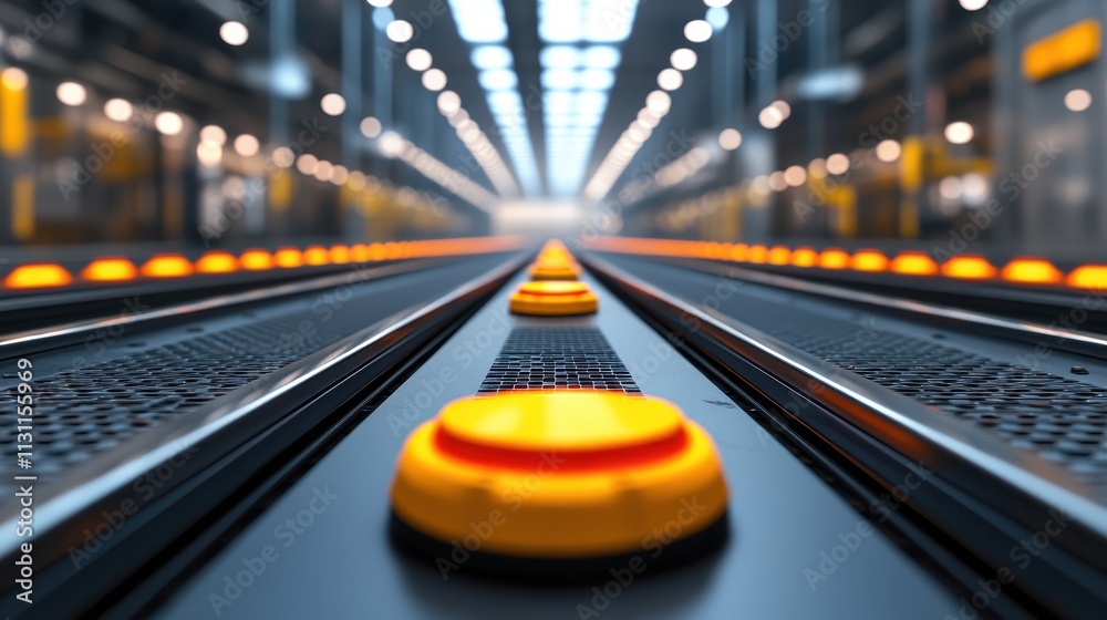 Control panel for logistics with live alerts close up accurate ...