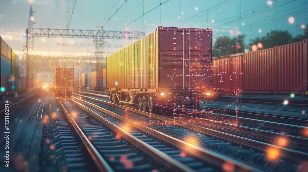 Monitoring logistics dashboard with flow charts focus on supply chain ...