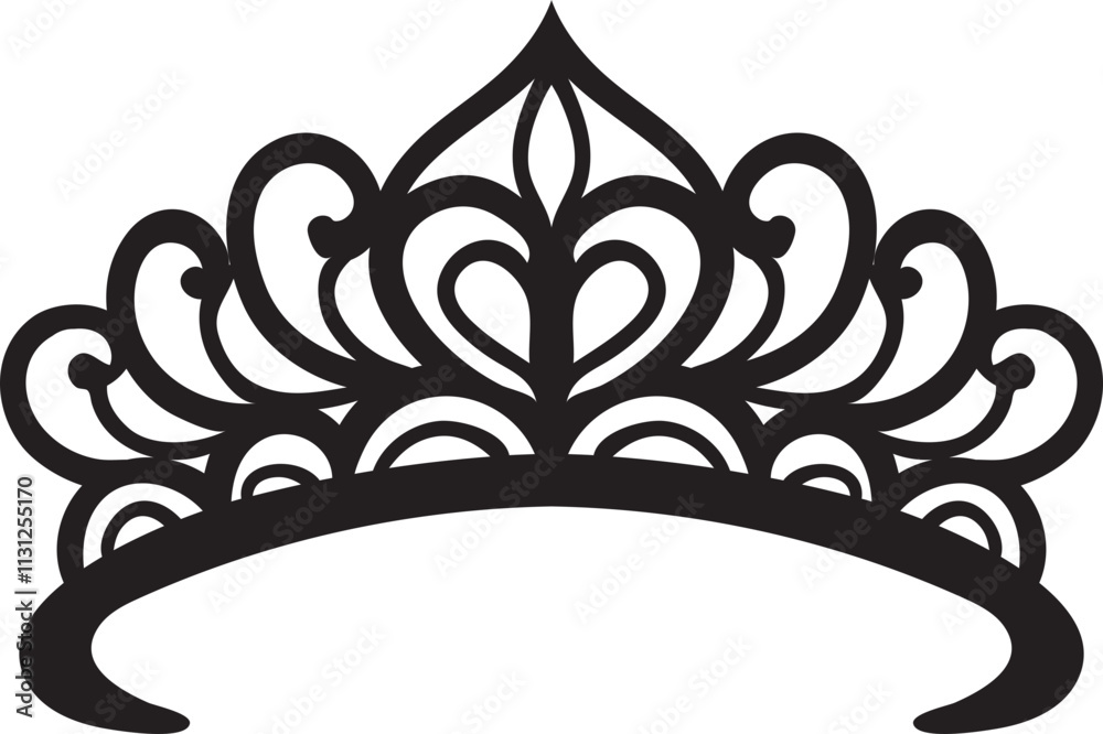 Royal Crown SVG File, King Crown SVG, Queen Crown SVG, Princess Tiara ...