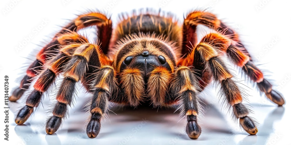 Baby Tarantula Close Up, Hairy Spiderling, Enigmatic Arachnid ...