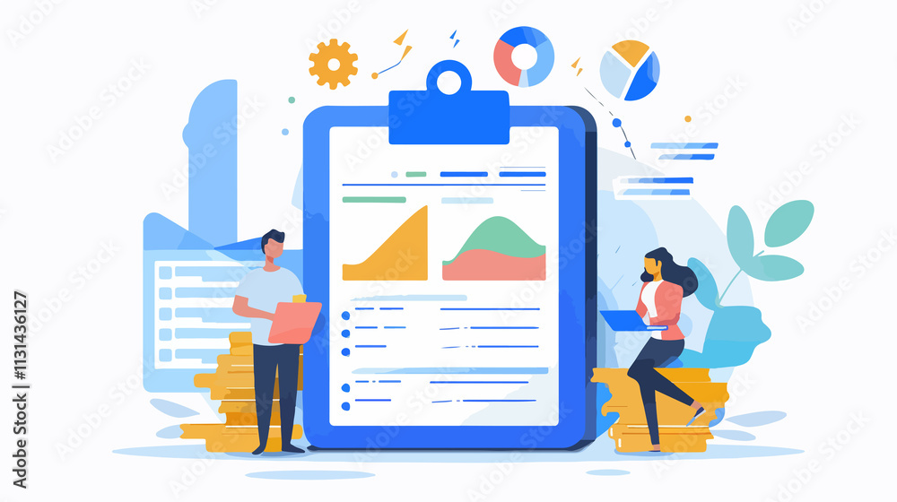 Checklist Form Vector Illustration for Standard Operating Procedures ...