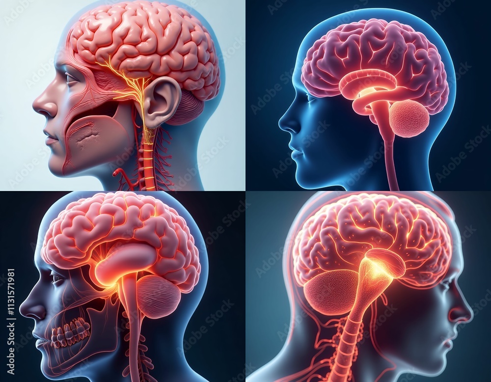 Human Carotid Artery as arteries bringing blood vessel flow to the ...