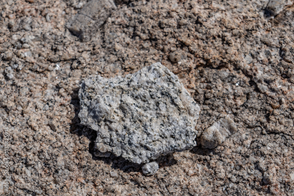 Weathering Porphyritic monzogranite (Cretaceous). Granite Mountains ...