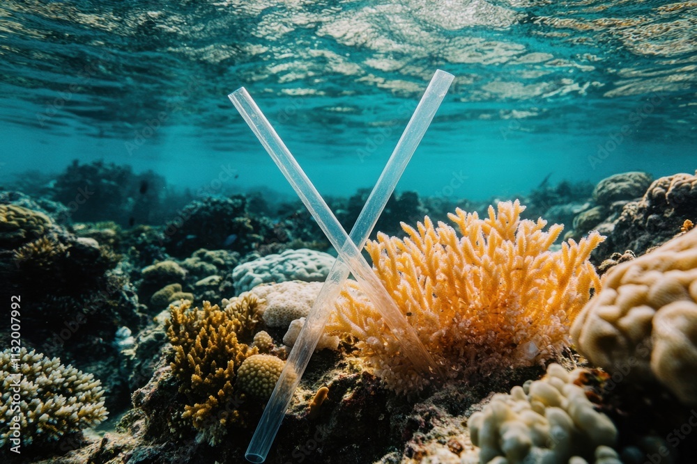 Environmental impact of plastic straws on coral reefs a deep dive into ...