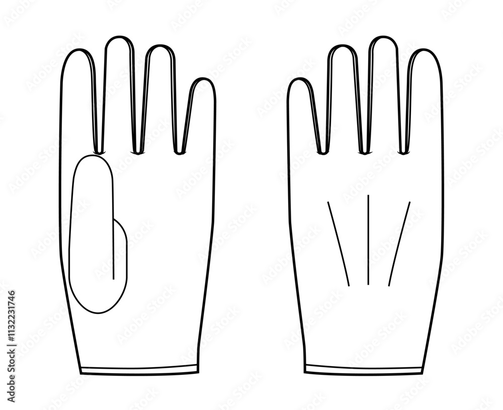 Wrist Length Gloves Fashion hand accessory clothing technical ...