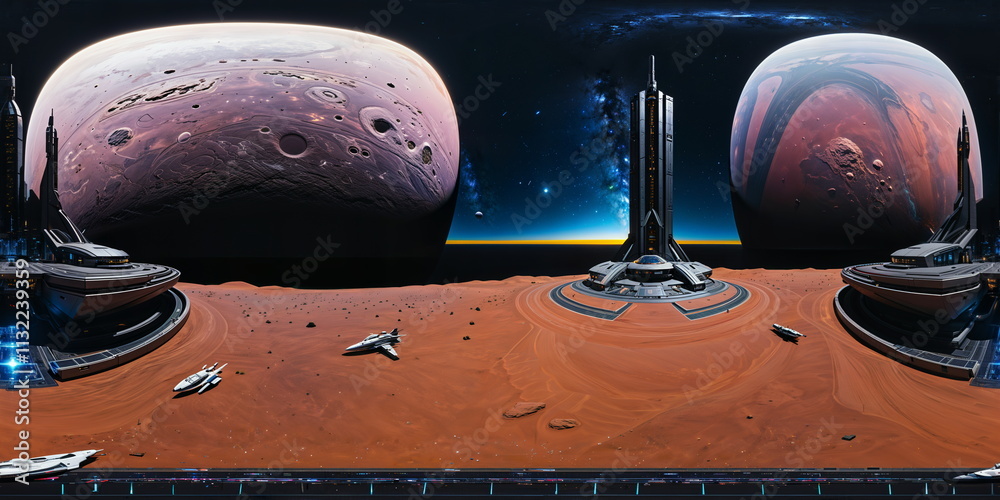 Full 360 degrees seamless spherical panorama HDRI equirectangular ...