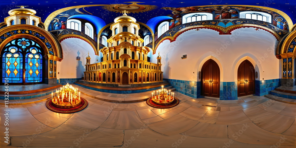 Full 360 degrees seamless spherical panorama HDRI equirectangular ...