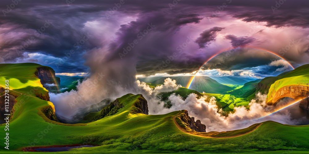 Full 360 degrees seamless spherical panorama HDRI equirectangular ...